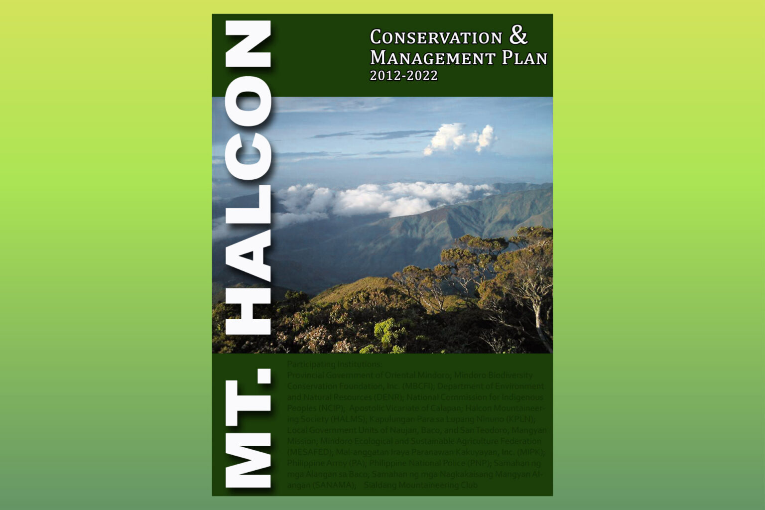 Mt. Halcon Management Plan – MBCFI